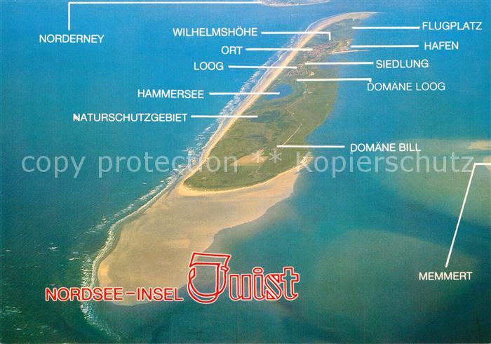 AK / Ansichtskarte Juist Nordseebad Domaene Bill Loog Siedlung Hafen ...