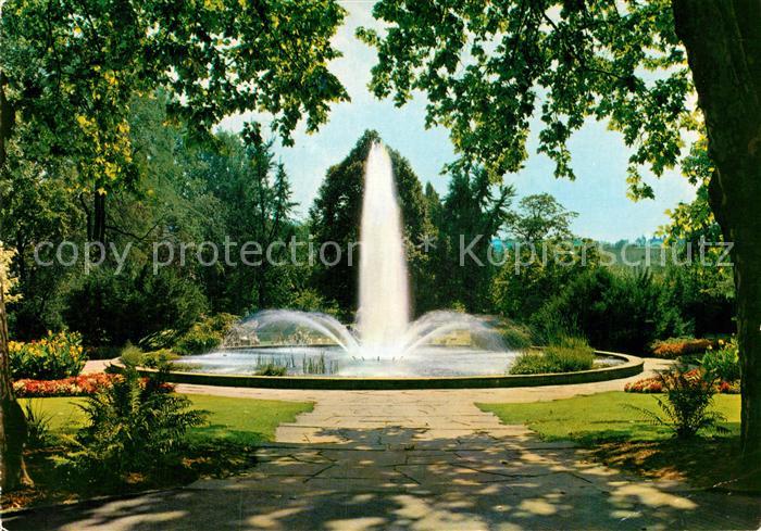 AK / Ansichtskarte Pforzheim Stadtgarten Springbrunnen Kat. Pforzheim ...