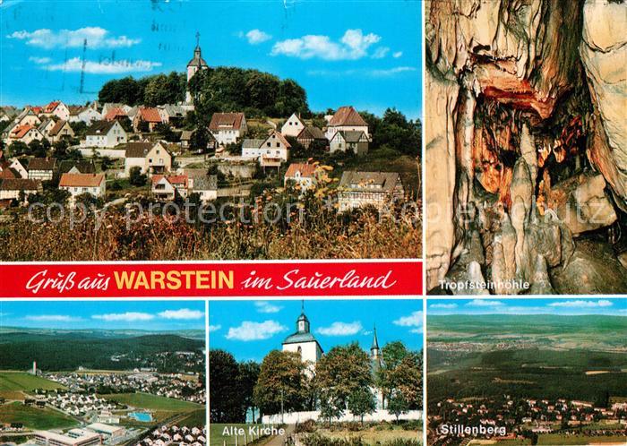 AK / Ansichtskarte Warstein Gesamtansicht Stillenberg Alte Kirche ...