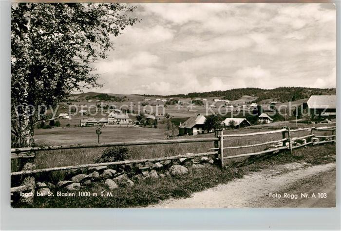 AK / Ansichtskarte Ibach St Blasien Teilansicht Kat. Ibach Nr. df45564 ...
