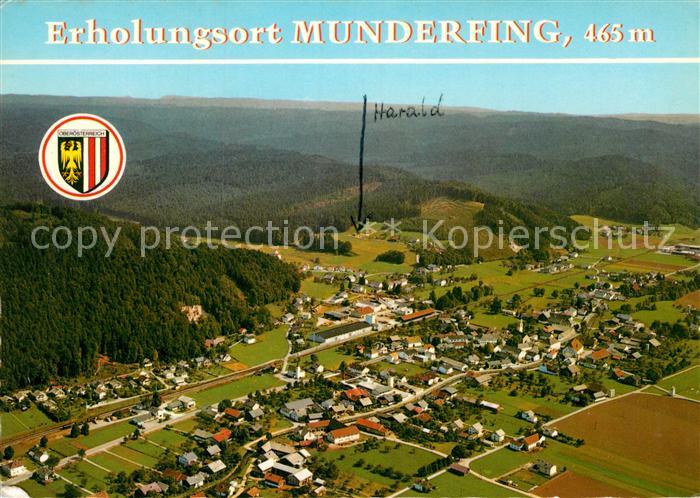 AK / Ansichtskarte Munderfing Oberoesterreich Fliegeraufnahme Kat ...