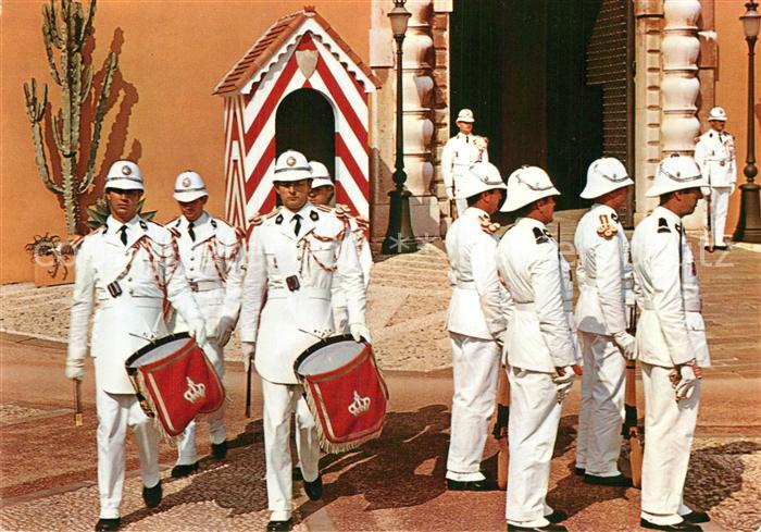 AK / Ansichtskarte Leibgarde Wache Releve de la Garde d Ete Monaco ...