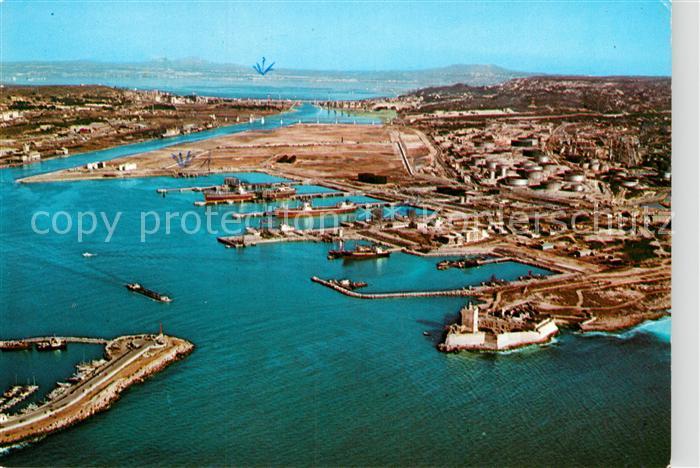 AK / Ansichtskarte Port de Bouc Vue aerienne du port petrolier Kat. Port de Bouc Nr. kc67549 ...