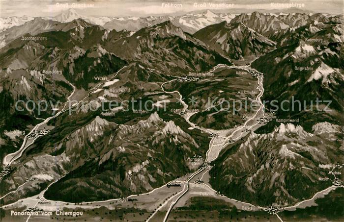 AK / Ansichtskarte Chiemgau Panoramakarte Kat. Chiemsee Nr. df52443 ...