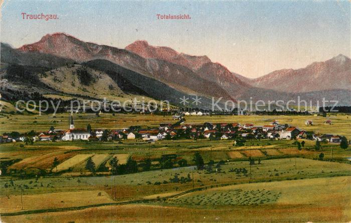 AK / Ansichtskarte Trauchgau Panorama Kat. Halblech Nr. df54703 ...