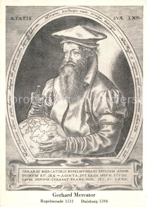 AK / Ansichtskarte Persoenlichkeiten Gerhard Mercator Kat ...