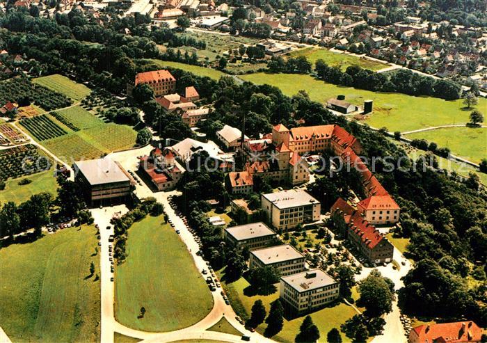 AK / Ansichtskarte Freising Oberbayern Fliegeraufnahme Universitaet ...