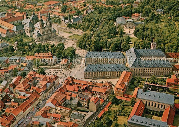 AK / Ansichtskarte Fulda Barockviertel Fliegeraufnahme Kat. Fulda Nr ...