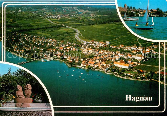 AK / Ansichtskarte Hagnau Bodensee Fliegeraufnahme Kat. Hagnau am ...