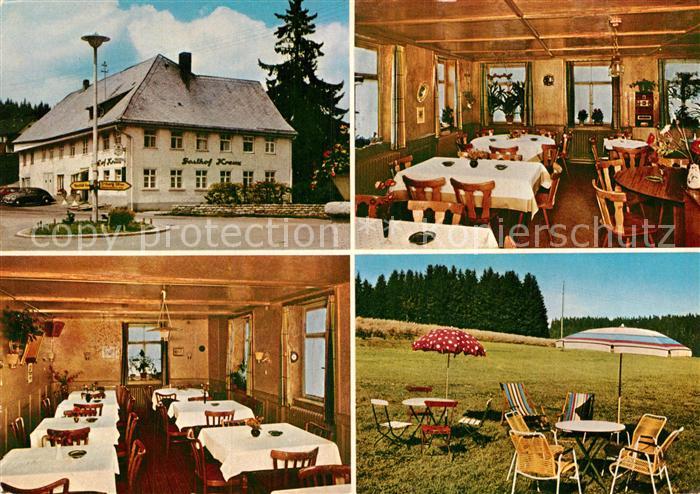 Ak Ansichtskarte Eisenbach Schwarzwald Gasthaus Pension Zum Kreuz Kat