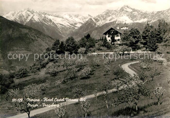 AK / Ansichtskarte Meran Merano Hotel Castel Verruca Nr. kc90872 ...