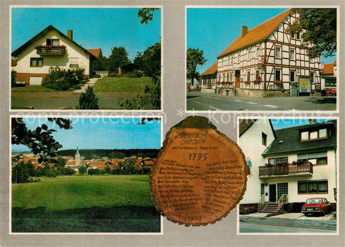 AK / Ansichtskarte Breuna Teilansichten Fachwerkhaus Kat. Breuna Nr ...