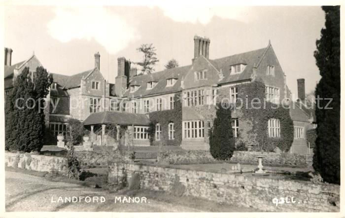 AK / Ansichtskarte Landford Wiltshire Landford Manor Forest Series Nr ...