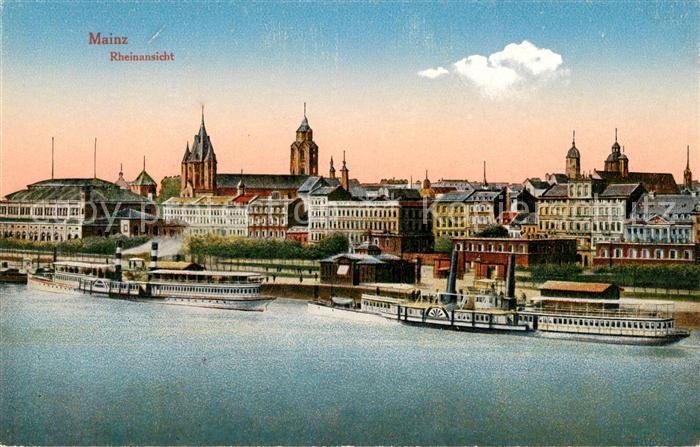 AK / Ansichtskarte Mainz Rhein Panorama Nr. sa37194 - oldthing ...