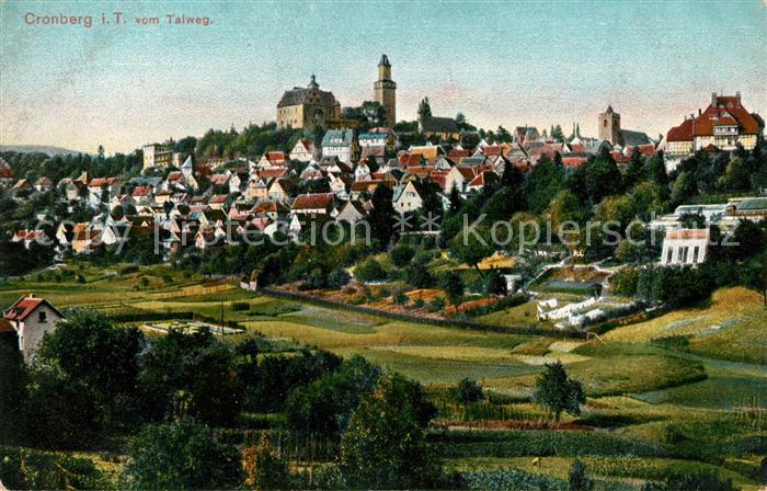 AK / Ansichtskarte Cronberg Taunus Blick vom Talweg Kat. Kronberg ...