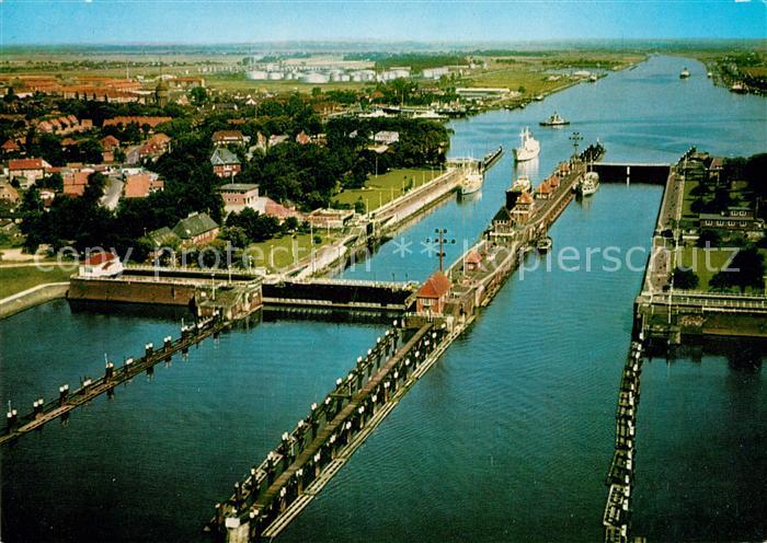 AK / Ansichtskarte Brunsbuettel Nord Ostsee Kanal und Elbe ...
