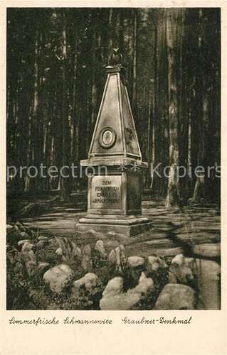 AK / Ansichtskarte Schmannewitz Graubner Denkmal Kat. Dahlen Sachsen Nr ...