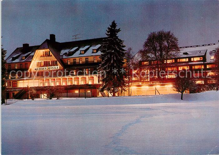 AK / Ansichtskarte Hinterzarten Hotel Weisses Roessle im Winter ...