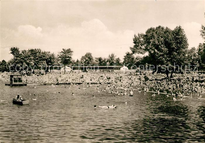 AK / Ansichtskarte Hohenschoenhausen Strandbad am Orankesee Kat. Berlin ...