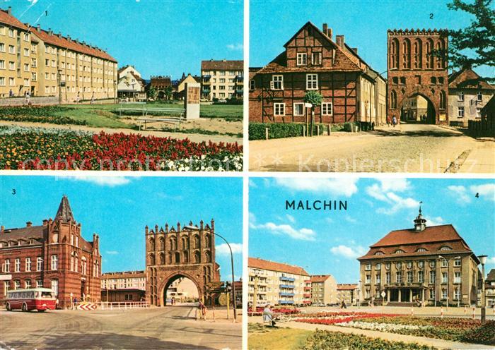 AK / Ansichtskarte Malchin Demmin Karl Dressel Strasse Steintor ...