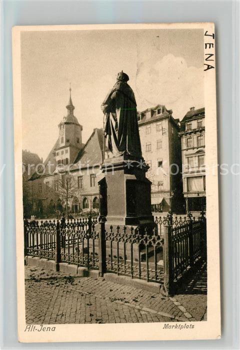 AK / Ansichtskarte Alt Jena Thueringen Hanfried Denkmal Statue ...