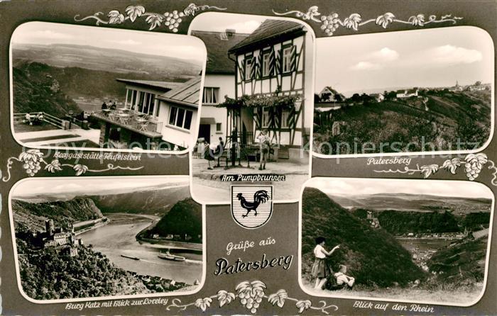 AK / Ansichtskarte Patersberg Berggaststaette Teufelstein Pumpbrunnen ...