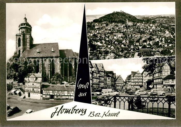 AK / Ansichtskarte Homberg Efze Kirche Stadtansicht Panorama Kat ...