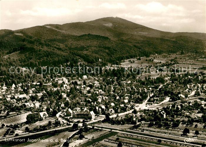 AK / Ansichtskarte Jugenheim Seeheim Jugenheim Fliegeraufnahme Kat ...