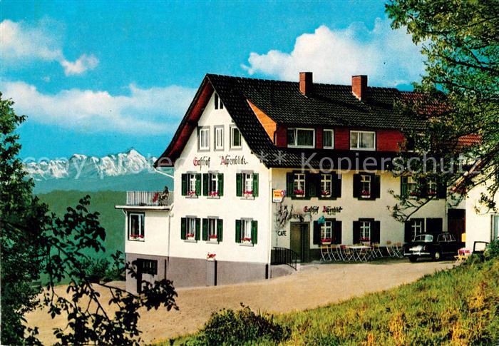 Ak Ansichtskarte Endenburg Berggasthof Alpenblick Alpenpanorama