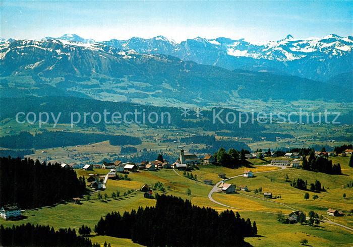 AK / Ansichtskarte Sulzberg Allgaeu Fliegeraufnahme Bregenzerwald Kat ...