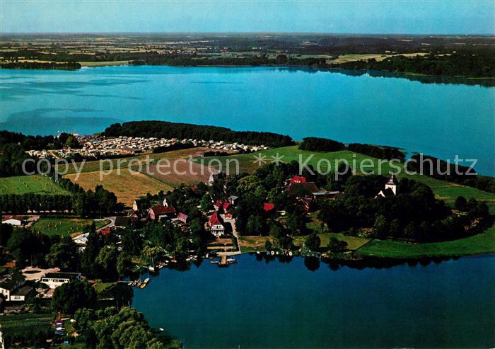 AK / Ansichtskarte Bosau Kurort am Grossen Ploener See Fliegeraufnahme ...