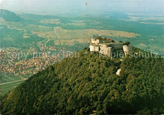 AK / Ansichtskarte Neuffen Burg Hohen Neuffen Fliegeraufnahme Kat ...
