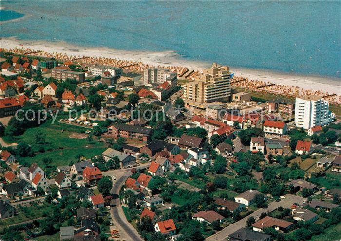 AK / Ansichtskarte Duhnen Nordsee Nordseeheilbad Luftaufnahme von ...