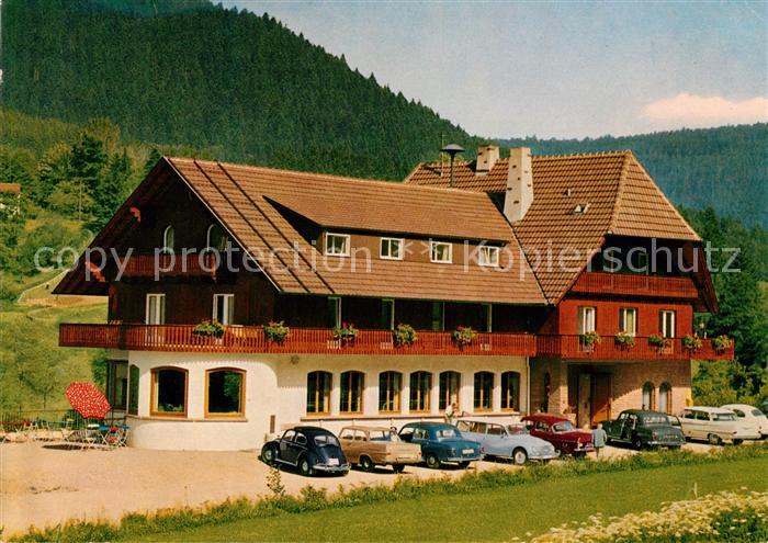 Ak Ansichtskarte Ehlenbogen Gasthof Pension Adler Im Schwarzwald Kat