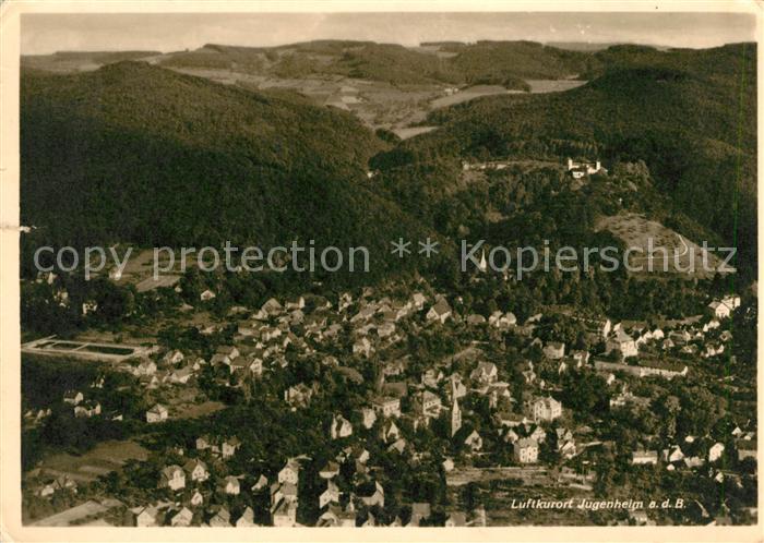 AK / Ansichtskarte Jugenheim Seeheim Jugenheim Fliegeraufnahme Kat ...