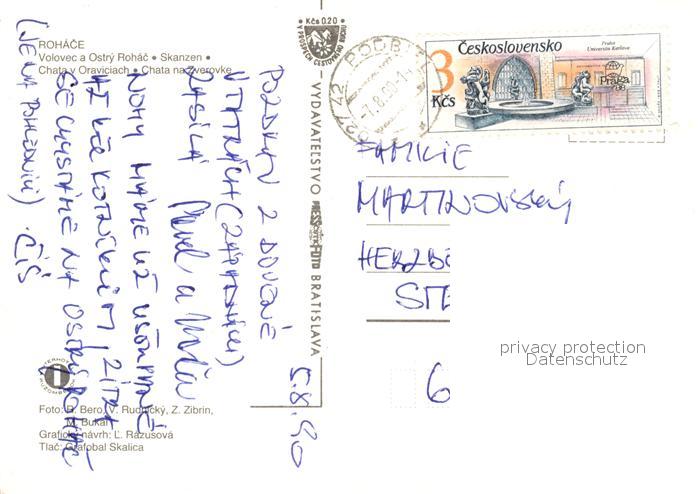 AK / Ansichtskarte Rohace Zuberec Volovec a Ostry Rohac Skanzen Chata v ...