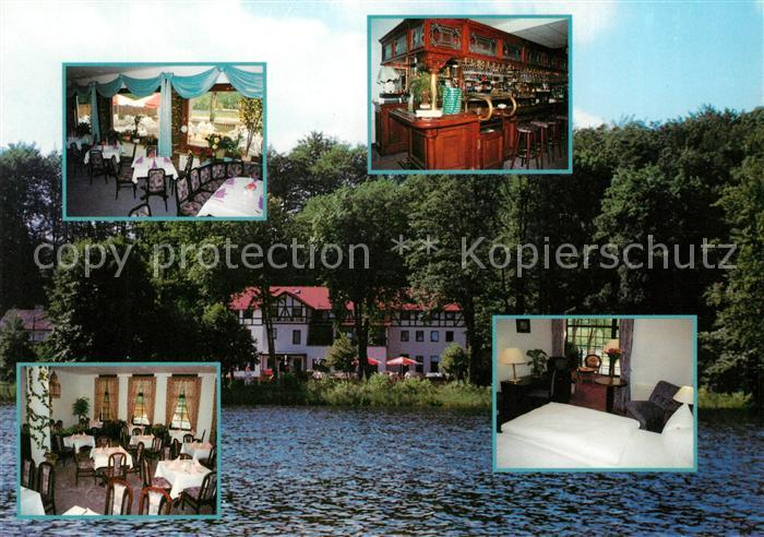 AK / Ansichtskarte Lanke Hotel Restaurant Seeschloss Gaststube Bar ...