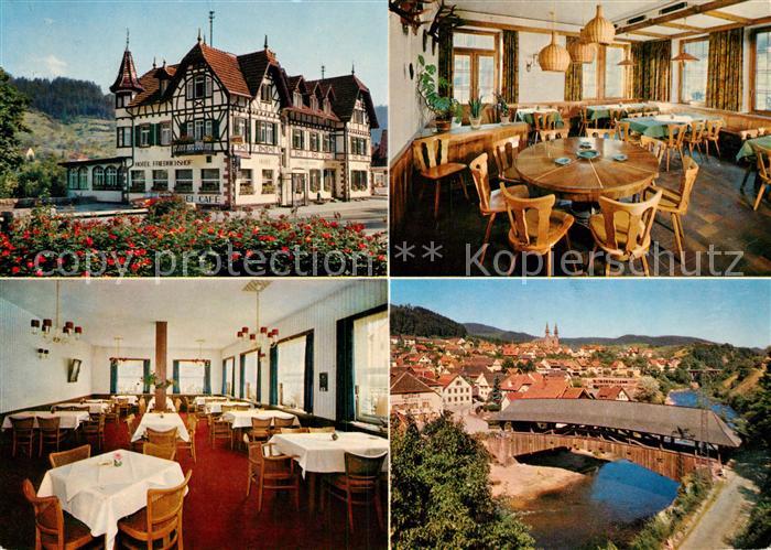 Forbach Baden Hotel Friedrichshof im Schwarzwald Fachwerk / Forbach ...