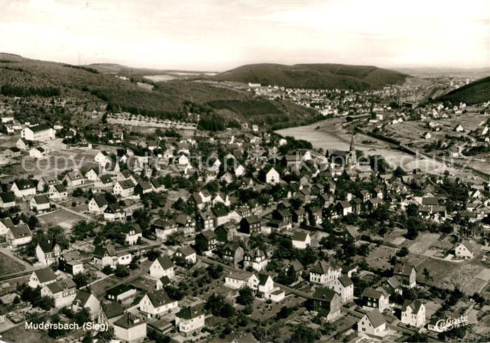 AK / Ansichtskarte Mudersbach Sieg Fliegeraufnahme Kat. Mudersbach Nr ...