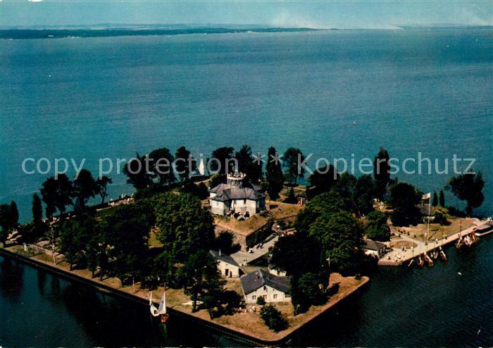 AK / Ansichtskarte Steinhuder_Meer Insel Wilhelmstein Fliegeraufnahme ...