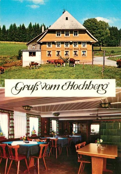 Ak Ansichtskarte Eisenbach Schwarzwald Gasthaus Pension Zum Engel Kat