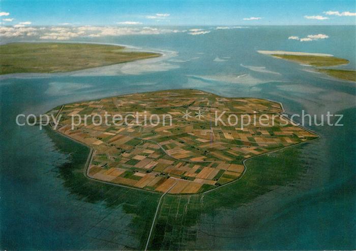 AK / Ansichtskarte Pellworm Nordseeinseln Pellworm Nordstrand und die ...