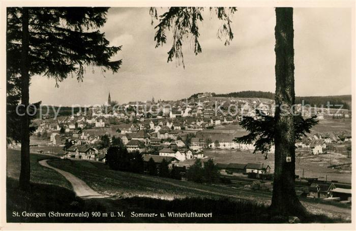 AK / Ansichtskarte St Georgen Schwarzwald Panorama Kat. St. Georgen im ...
