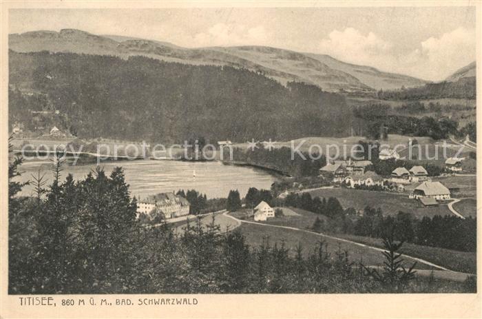 Ak Ansichtskarte Titisee Panorama Kat Titisee Neustadt Nr Df67703