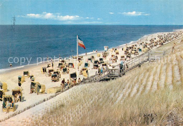 Hoernum Sylt Nordseebad Strand Kat. Hoernum (Sylt) Nr. kn69192 ...