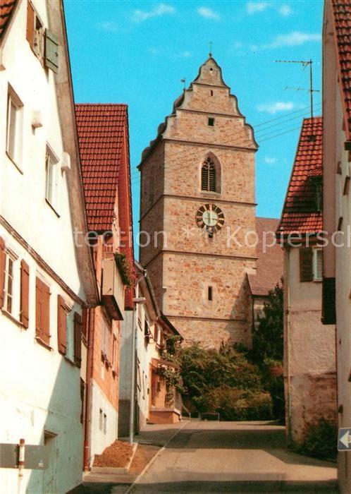AK / Ansichtskarte Wendlingen Neckar Turm Kirche Wendlingen Neckar Kat ...