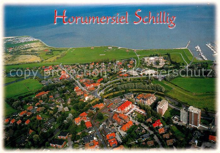 AK / Ansichtskarte Schillig Nordseebad Fliegeraufnahme Schillig Kat ...