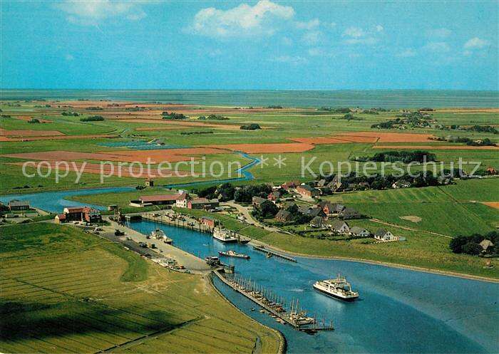 AK / Ansichtskarte Pellworm Nordseeinseln Pellworm Nordstrand und die ...