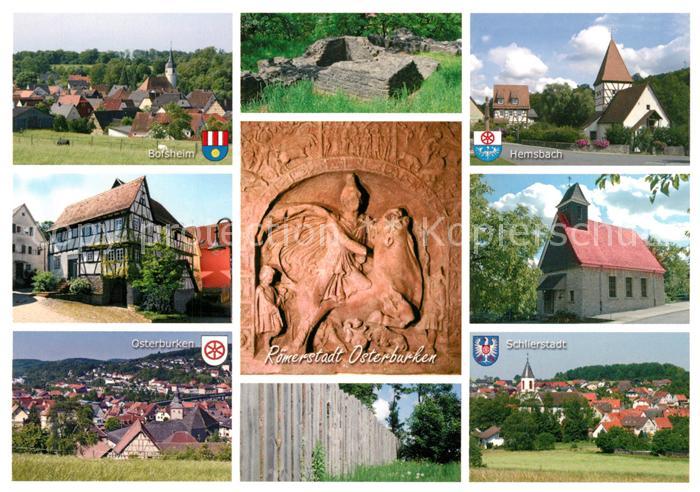 AK / Ansichtskarte Osterburken Bofsheim Hemsbach Schlierstadt ...