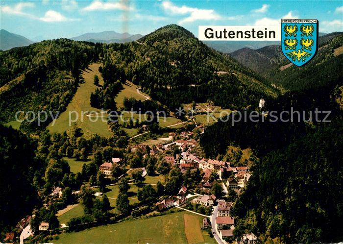 AK / Ansichtskarte Gutenstein_Niederoesterreich Fliegeraufnahme ...